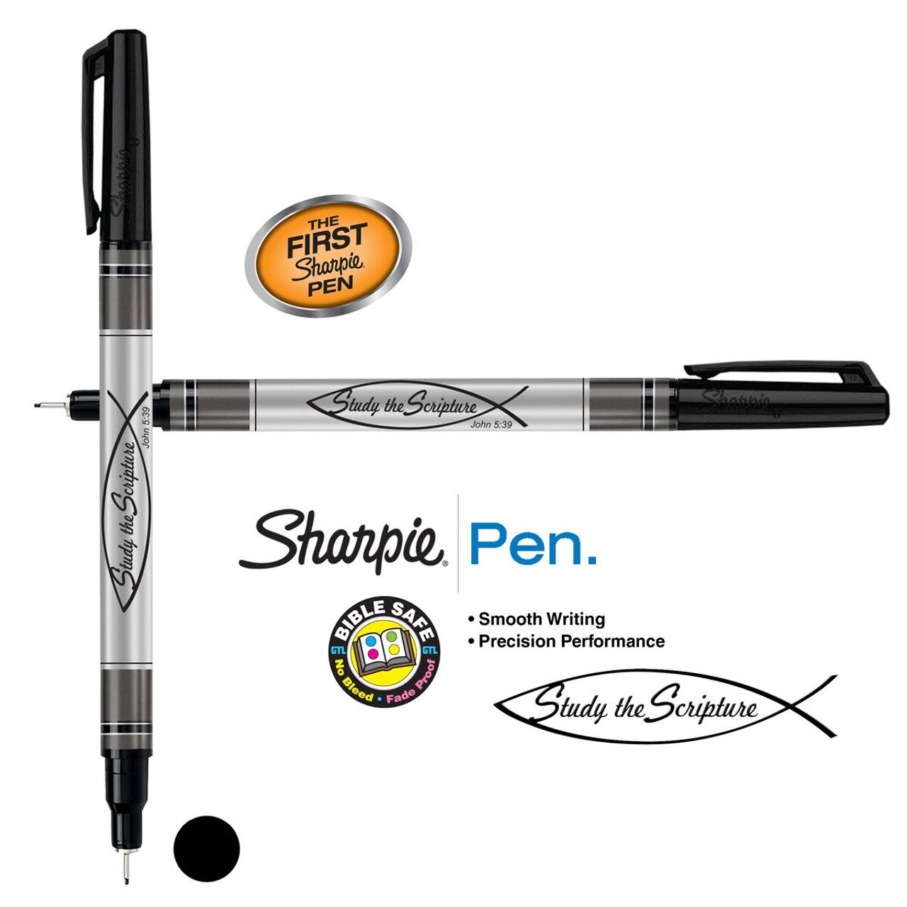 Black Sharpie Pen - Open Bible Bookstore