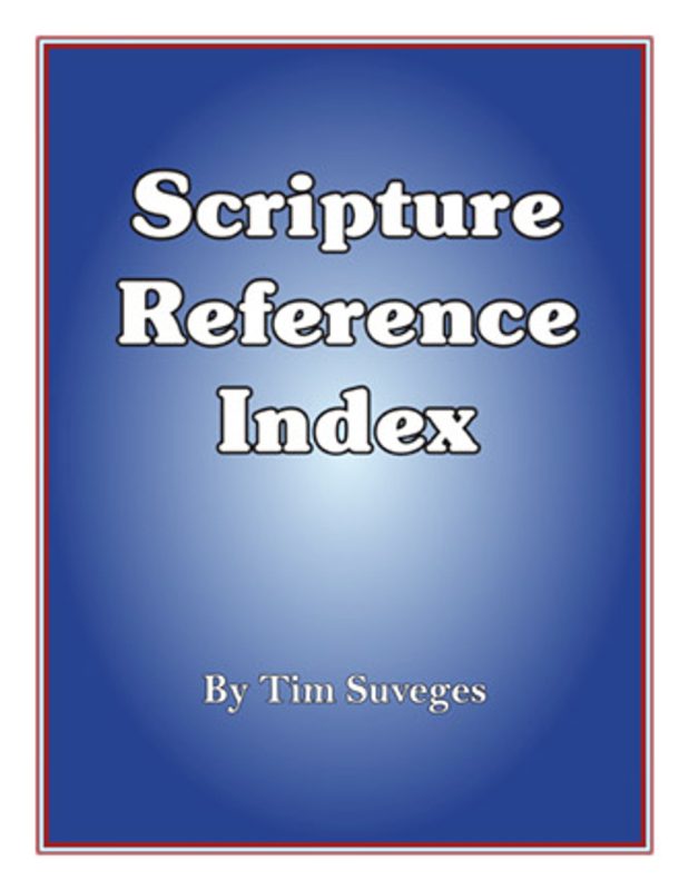 Scripture Reference Index (for Dr. Ruckman's books) - Open Bible Bookstore